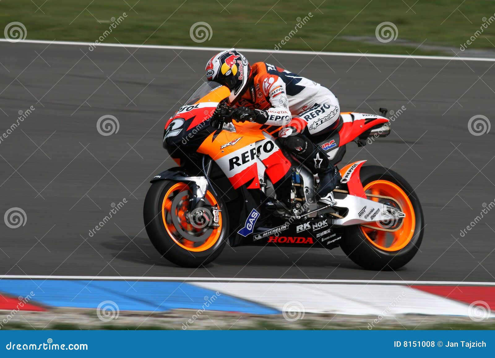 MotorBike on MotoGP Circuit Editorial Stock Photo - Image of speed ...
