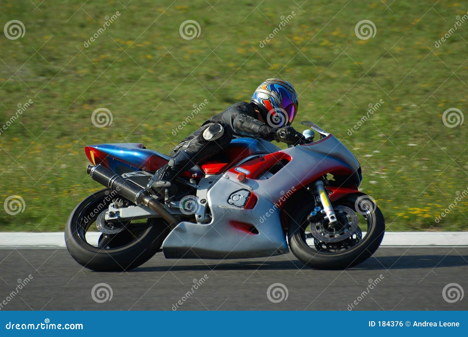 Motorbike Racing Driver Rides Into A Steep Climb Stock Photography ...