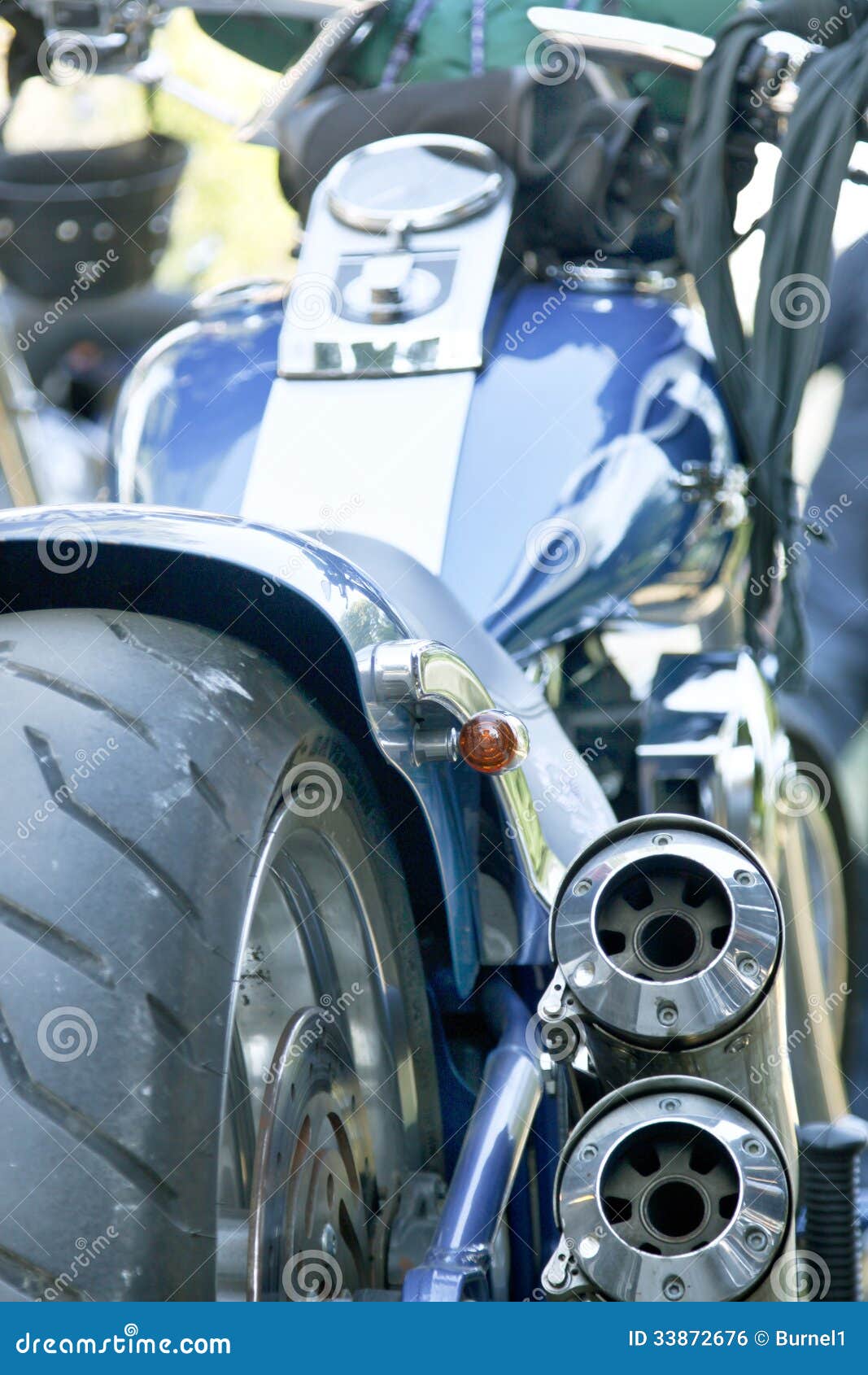 Motorbike stock photo. Image of cycle, chopper, classic - 33872676