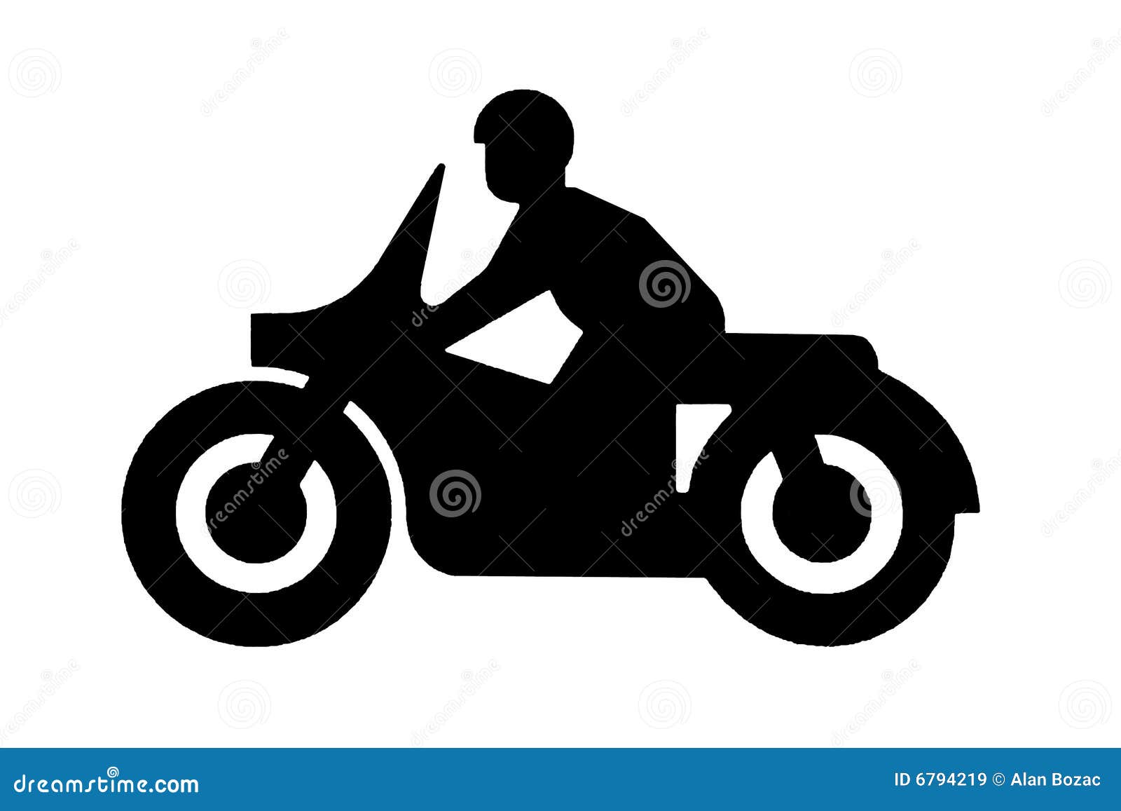 Motorbike sign stock illustration. Illustration of black - 6794219