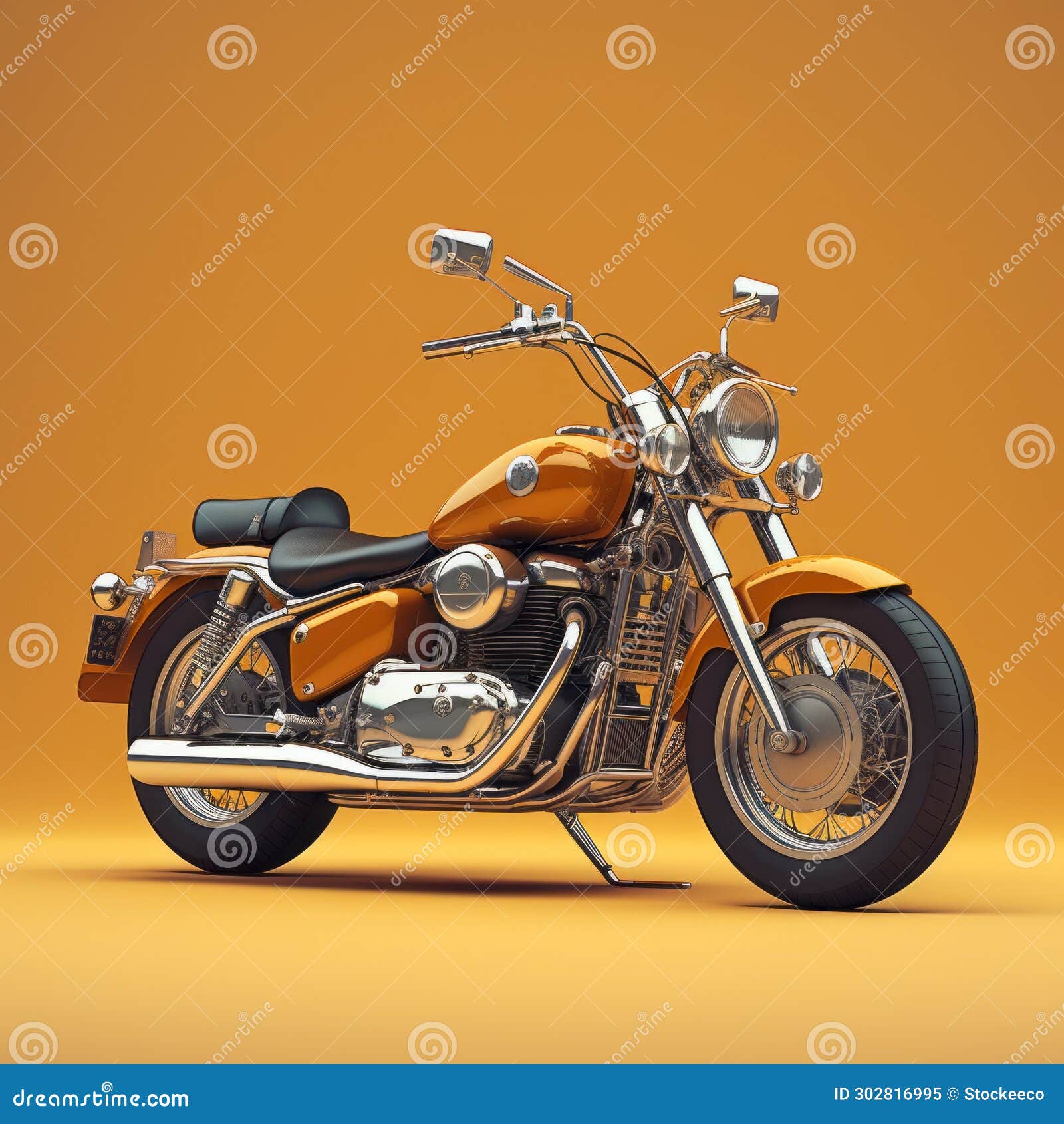 Realistic Motorcycle Drawing With Expressive Character Design Stock ...