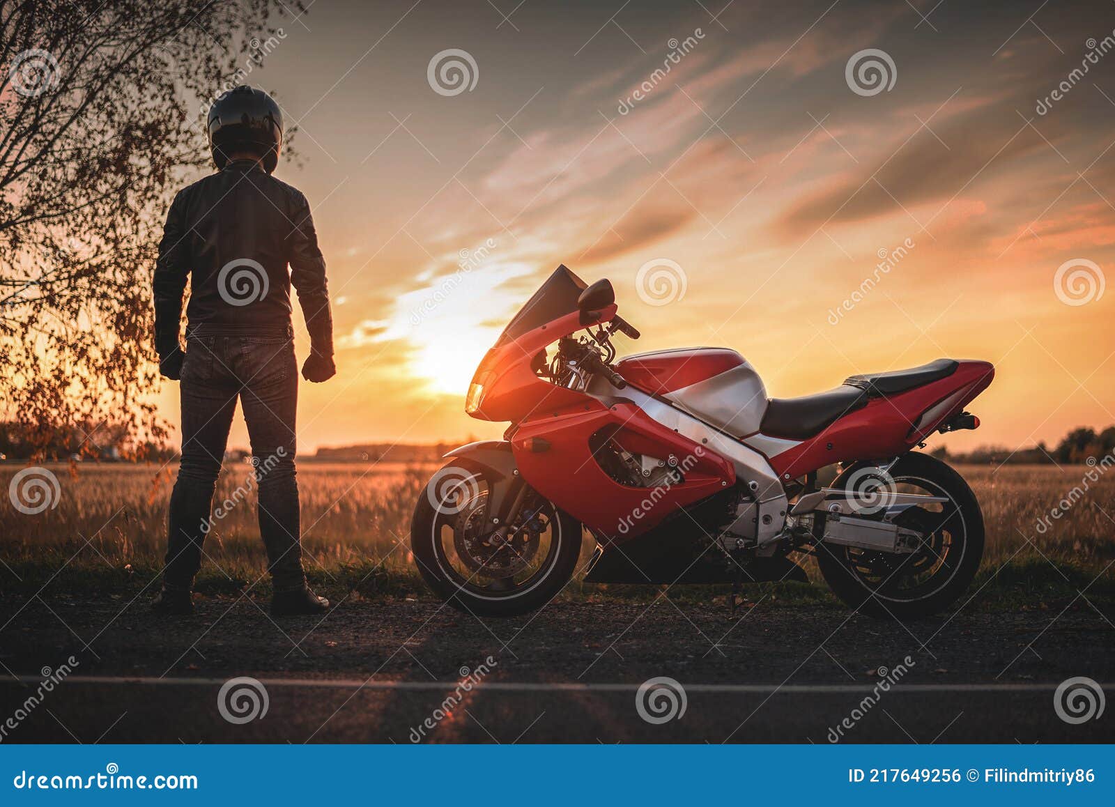 Motorbiker stock photo. Image of motorbike, rider, journey - 217649256
