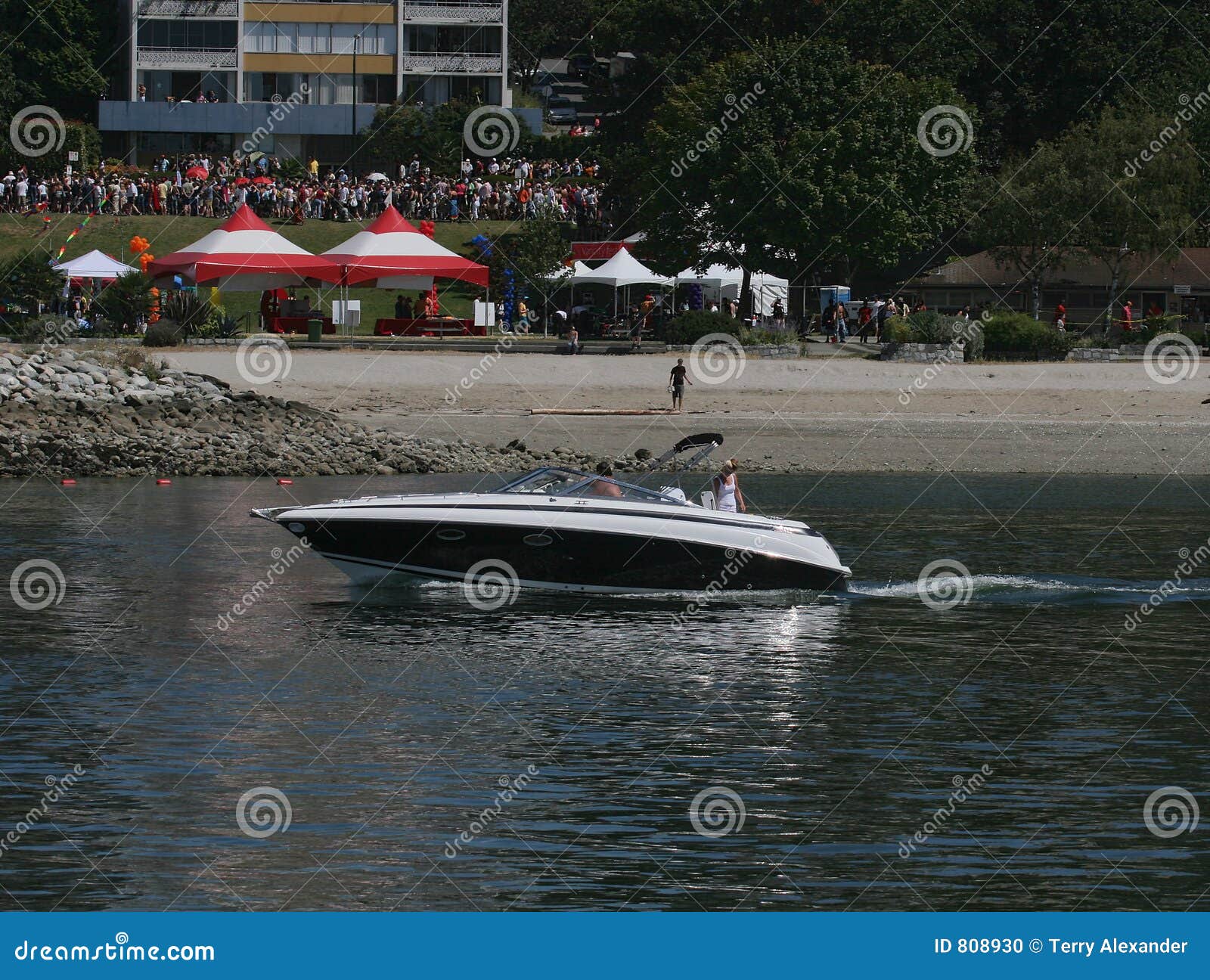Motorboat stock photo. Image of water, transport, people - 808930