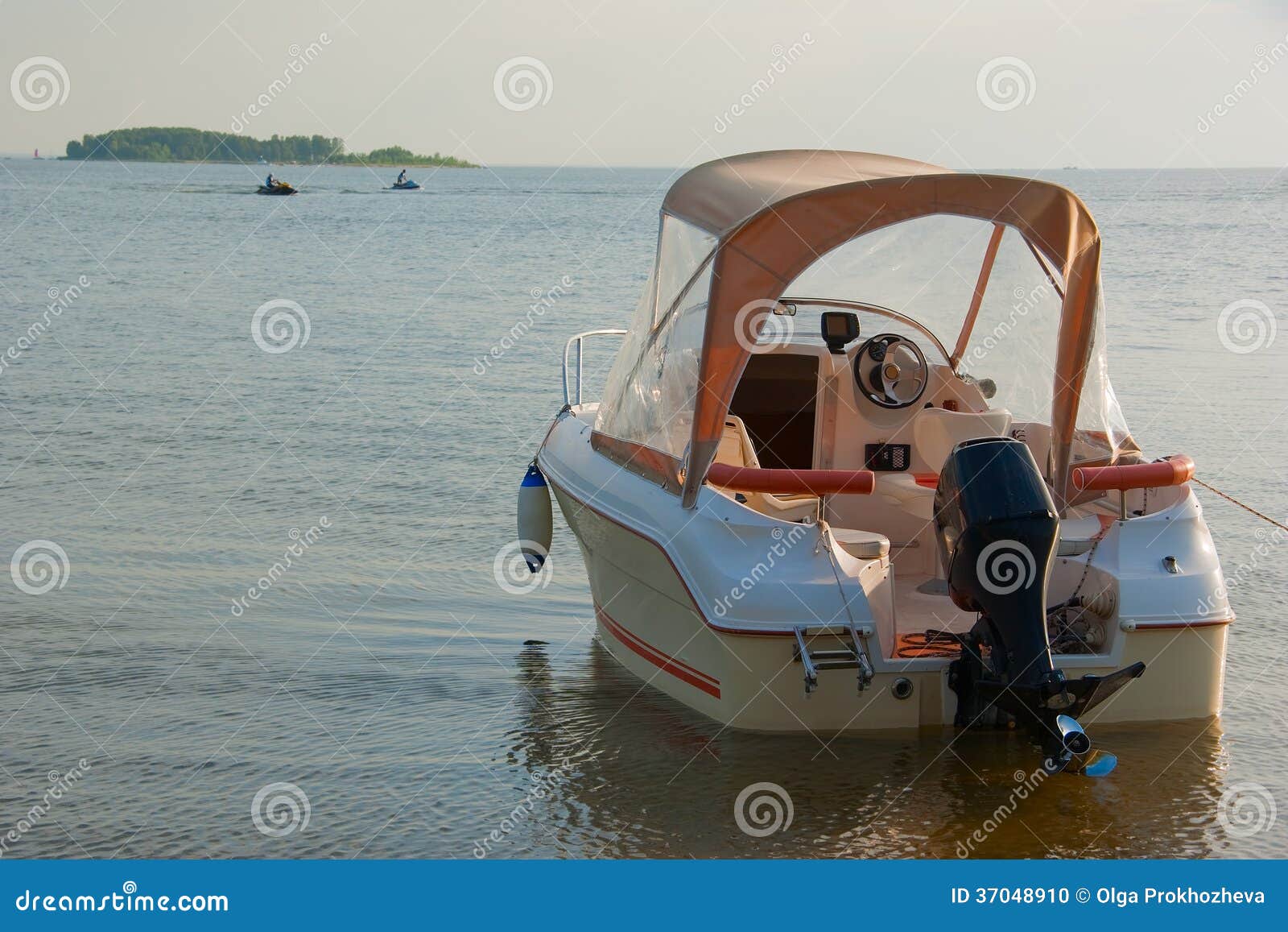 Motorboat stock photo. Image of motorboat, sailing, river - 37048910