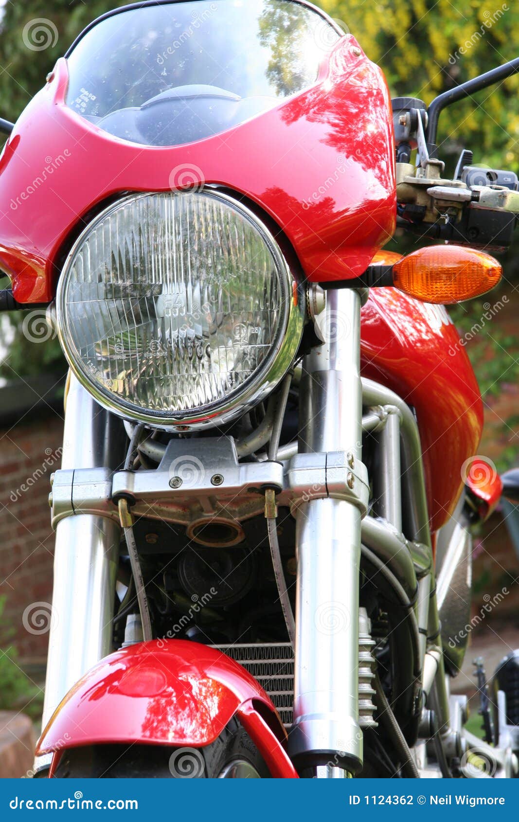 Motorcyc;e Front stock photo. Image of disk, cycle, fast - 1124362