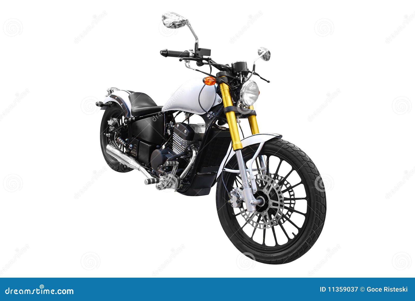Motorcycle stock image. Image of isolated, motorcycle - 11359037
