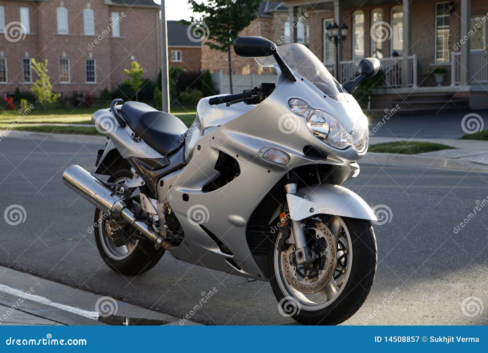 Motorcycle stock image. Image of chrome, bike, flares - 14508857