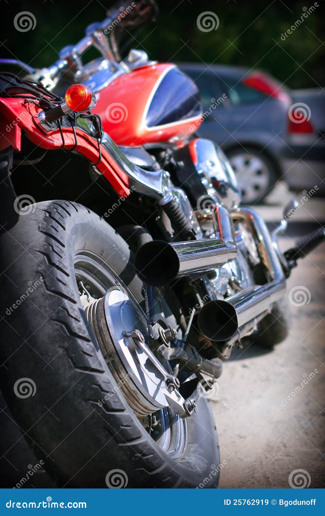 Motorcycle stock image. Image of silver, freedom, close - 25762919