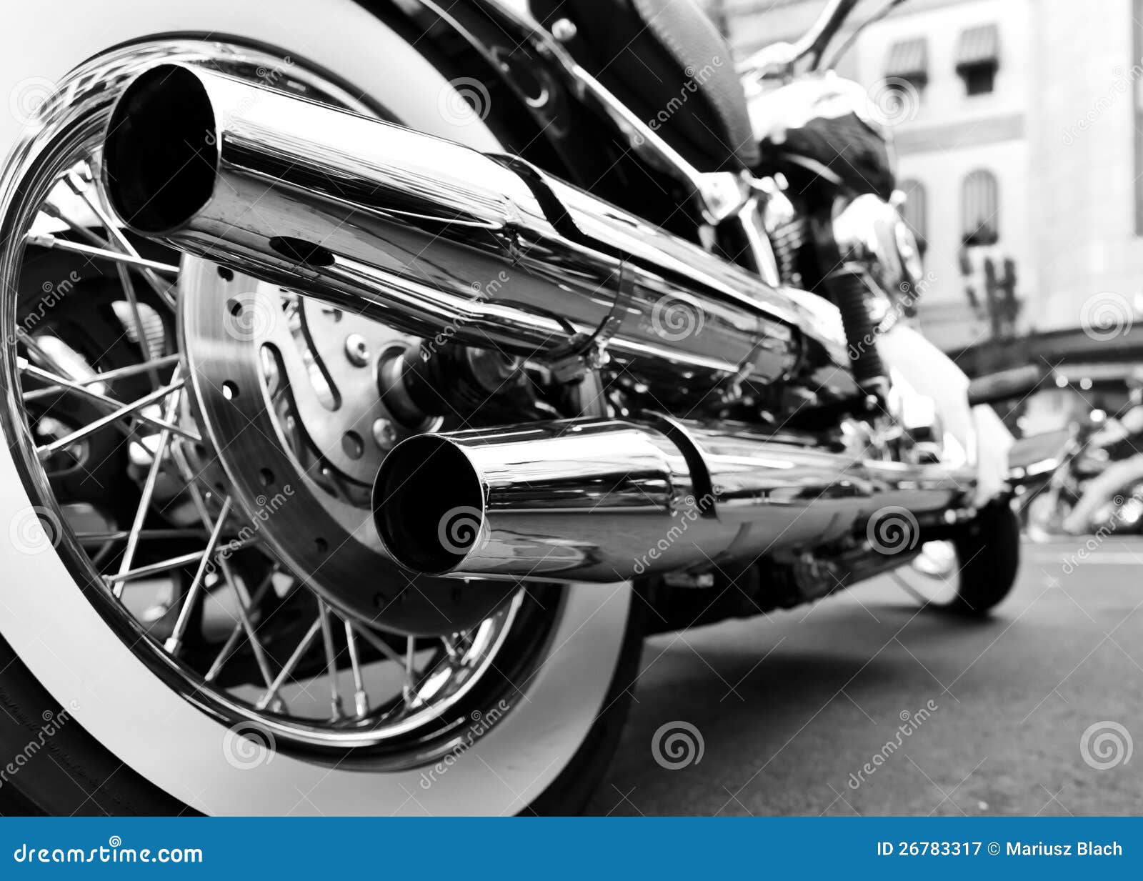 Motorcycle stock image. Image of exhaust, cycle, pipe - 26783317