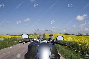 Motorcycle stock photo. Image of spring, mirror, clouds - 5102336