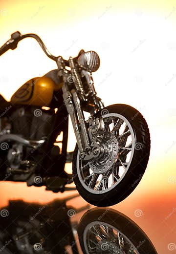 Motorcycle on Abstract Background Editorial Stock Image - Image of ...