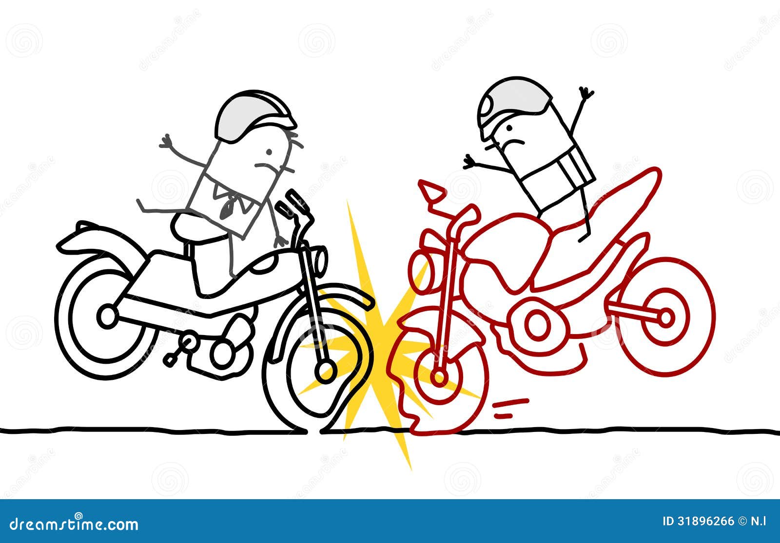 Motorcycle Accident Vector Icon Isolated On Transparent Background ...