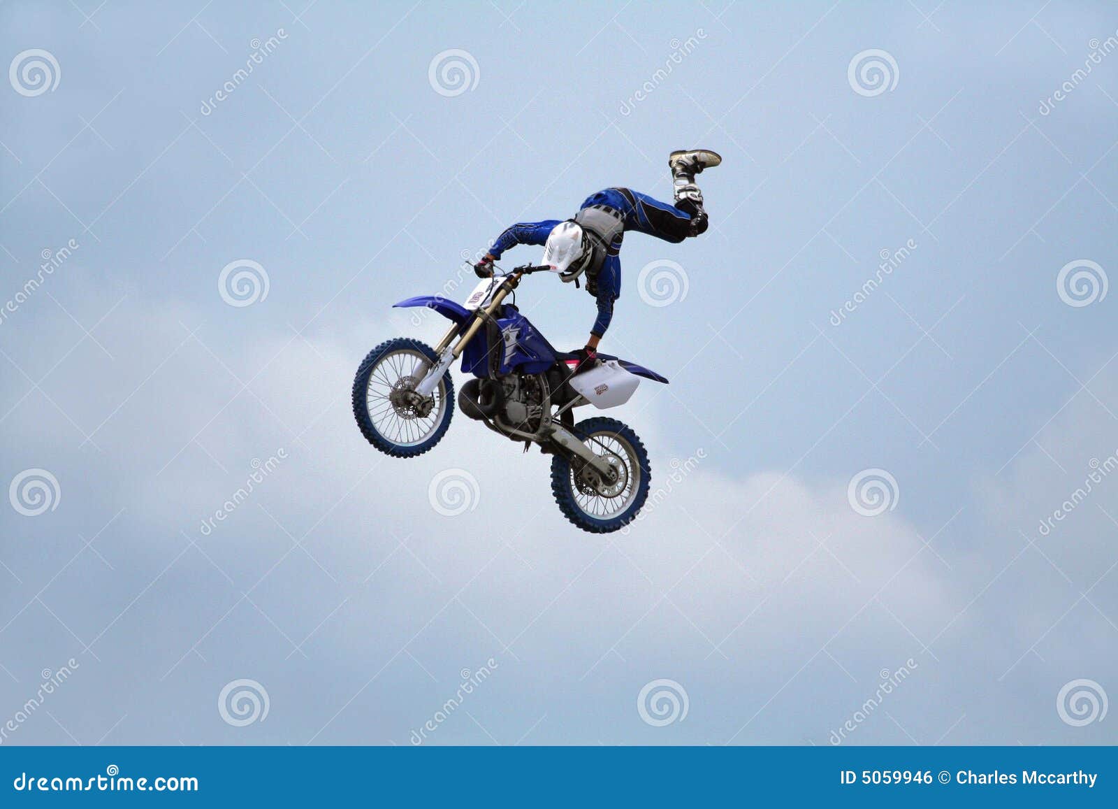 Motorcycle acrobatics stock photo. Image of motor, courage - 5059946