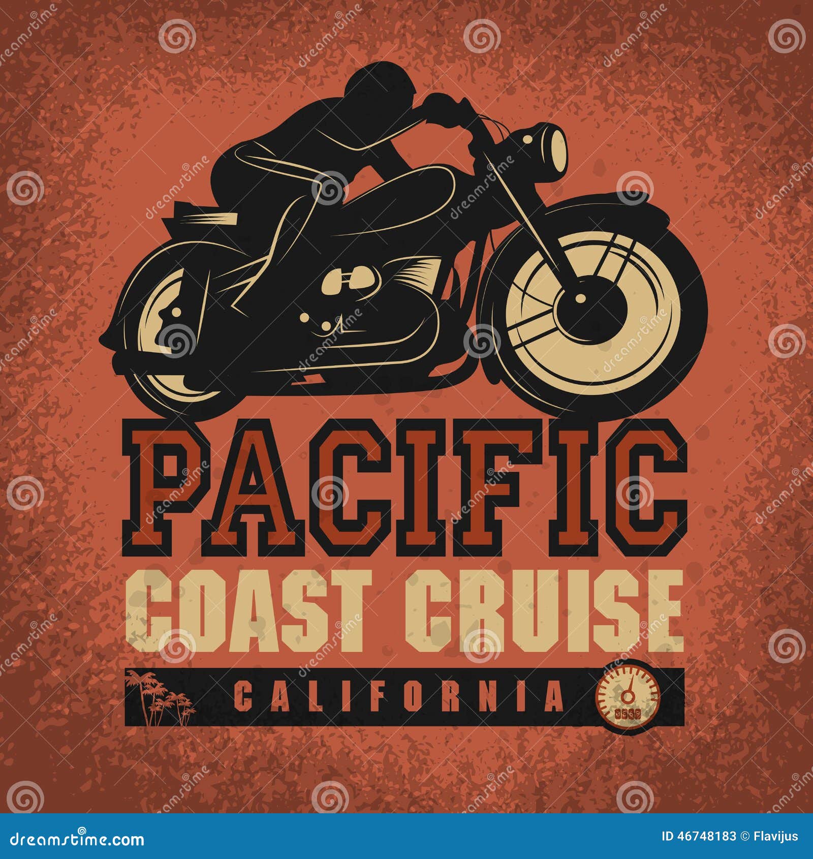 Motorcycle Adventure Poster Stock Vector - Illustration of fast ...