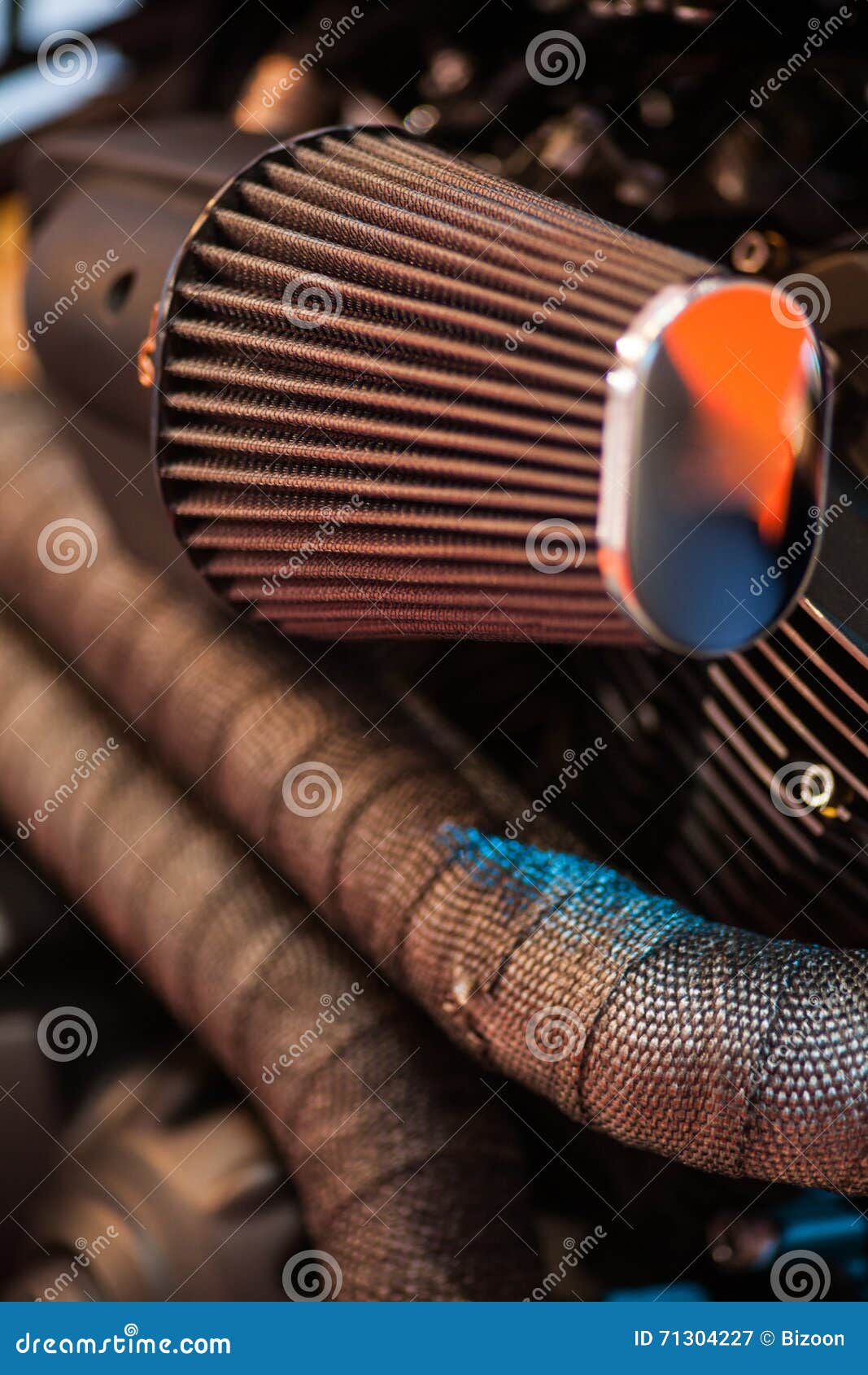 Motorcycle air filter stock image. Image of vehicle, motorbike - 71304227