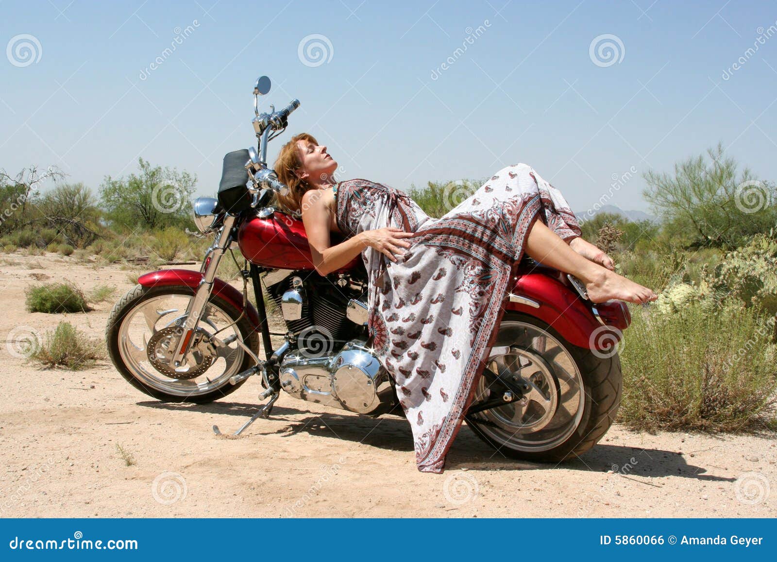 Motorcycle beauty editorial photo. Image of dress, harley - 5860066