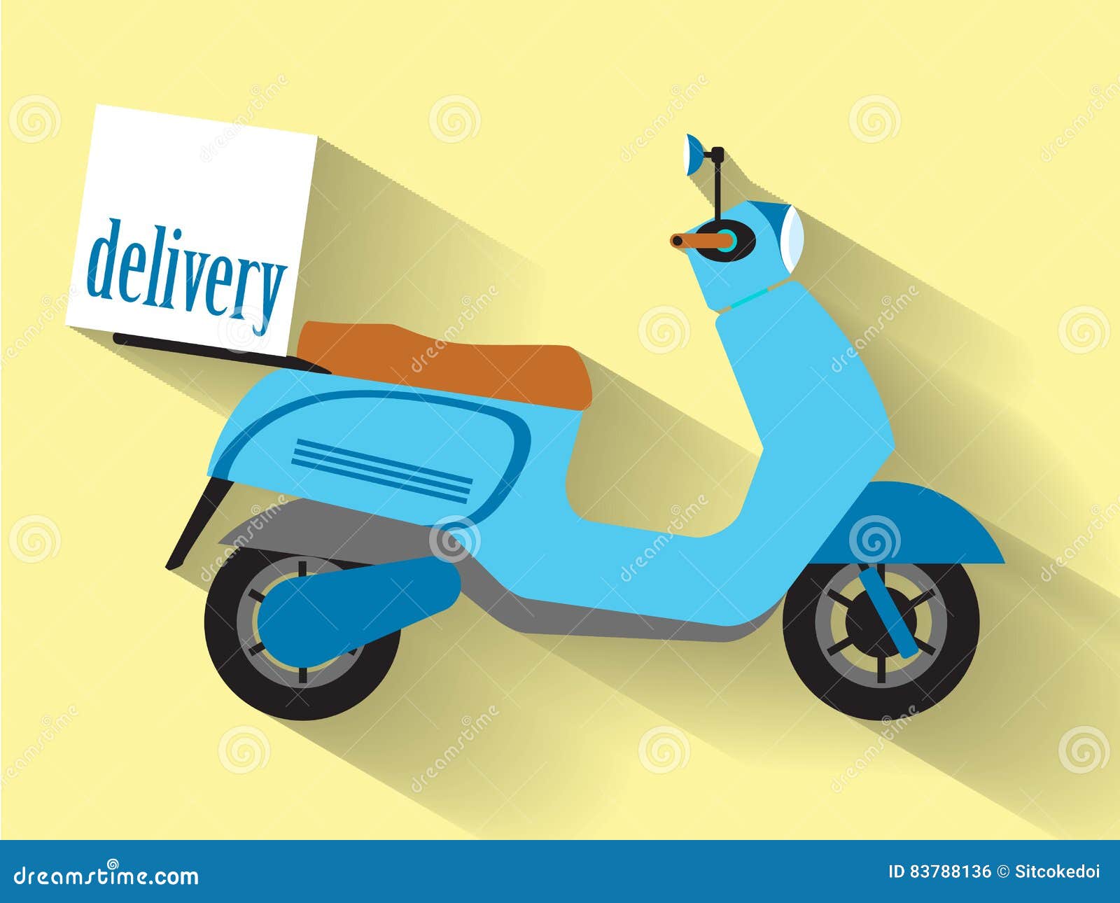 Motorcycle Box Transportation Delivery Shipping Stock Vector ... Motorcycle Box Transportation Delivery Shipping Stock Vector ...