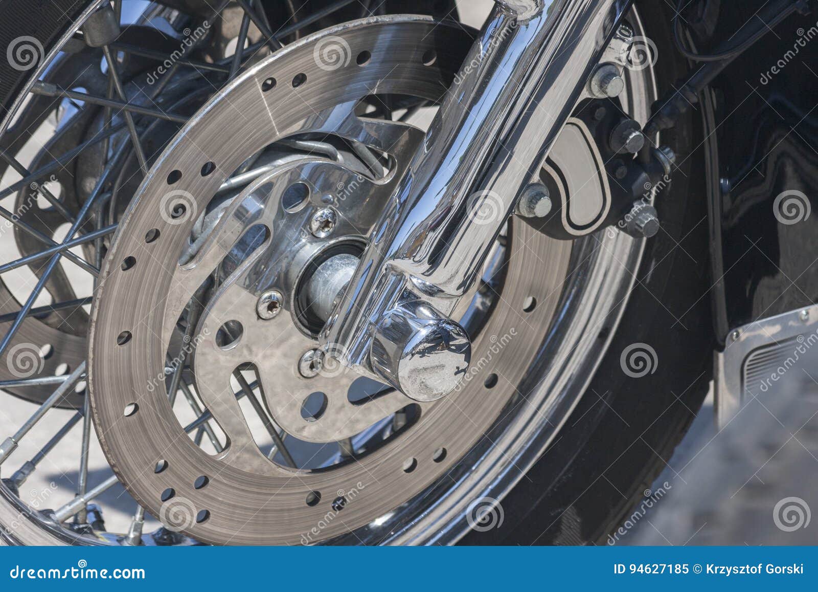 Motorcycle brake disc stock image. Image of close, machine - 94627185