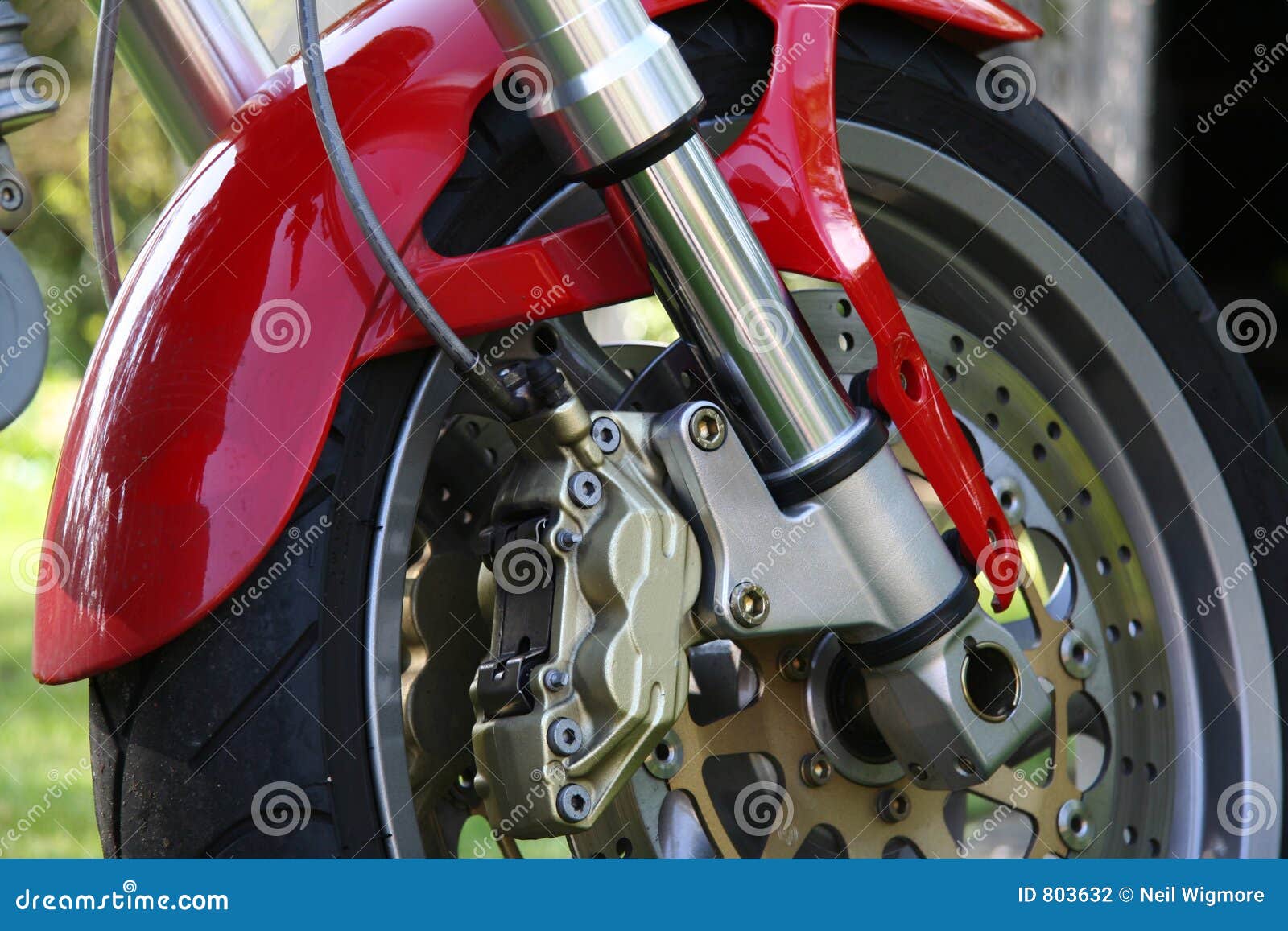 Motorcycle Brakes stock photo. Image of motorcycle, fender - 803632