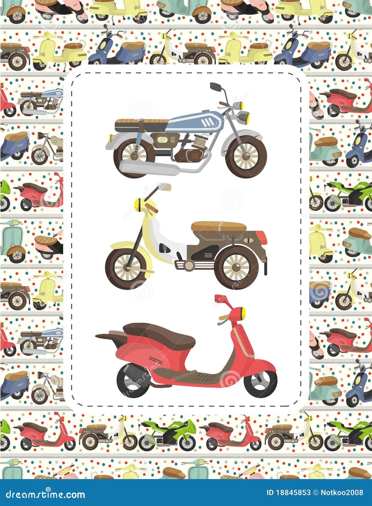 Motorcycle Clipart Border