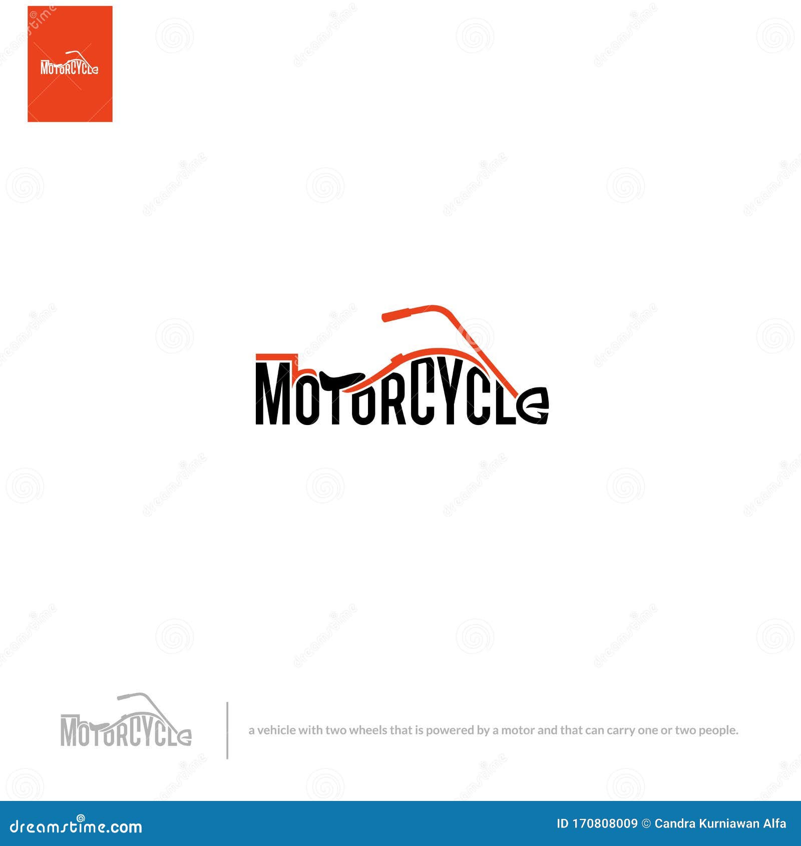 Motorcycle Wordmark Symbol Logo Art Stock Vector - Illustration of ...