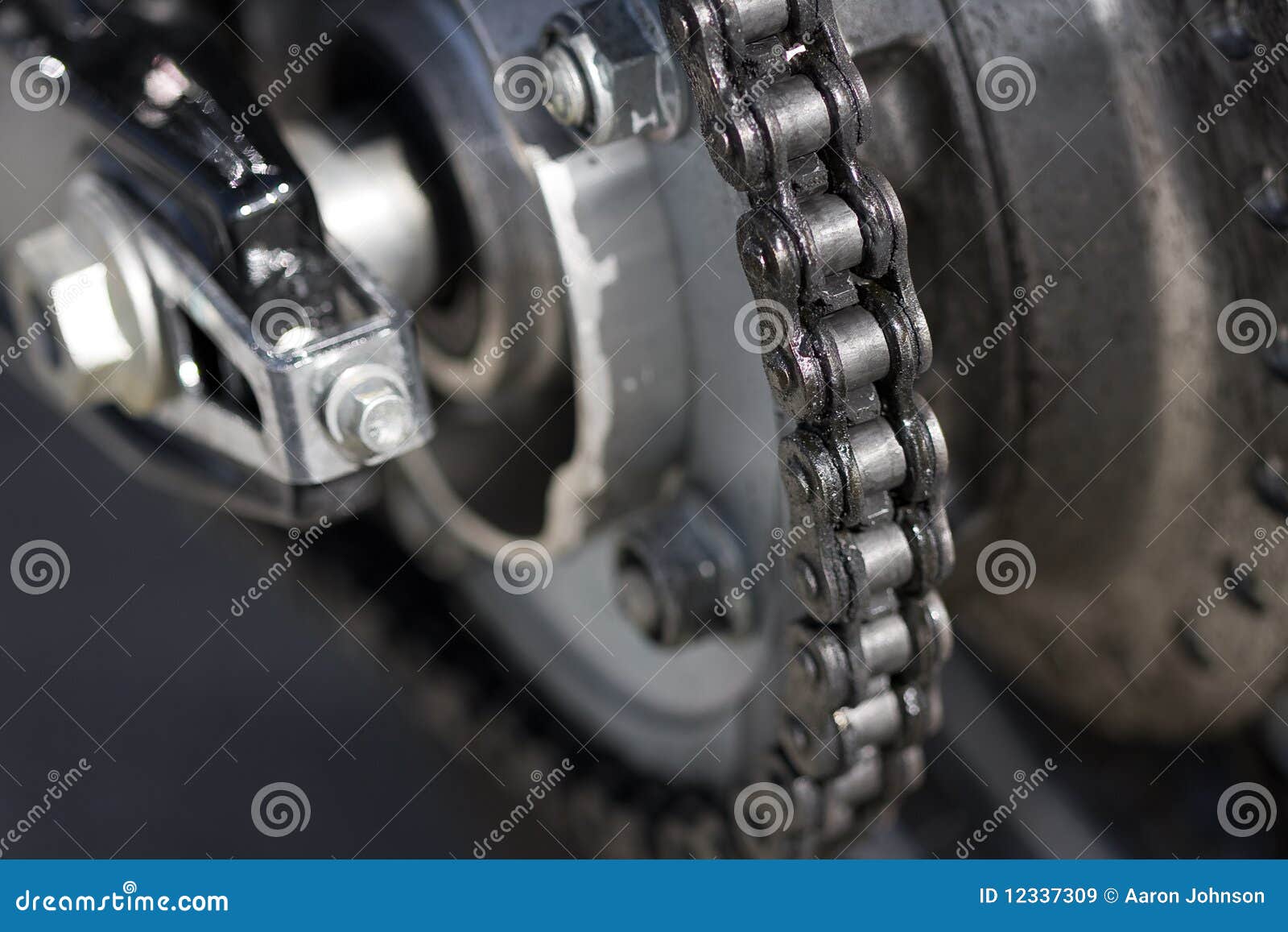 Motorcycle Chain stock image. Image of macro, metal, steel - 12337309