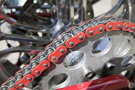 Motorcycle chain stock photo. Image of wheel, chopper, chain - 989734