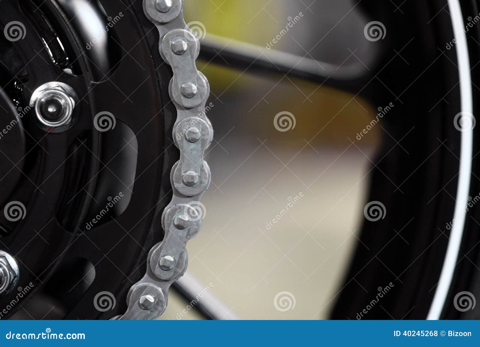 Motorcycle chain stock photo. Image of motor, element - 40245268