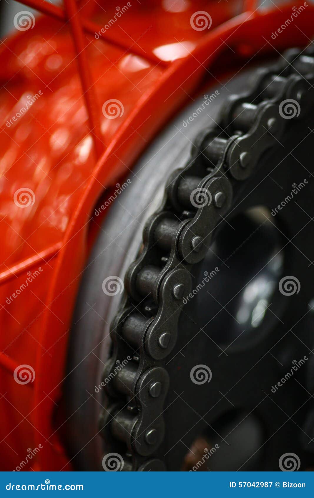 Motorcycle chain stock image. Image of strong, motorcycle - 57042987