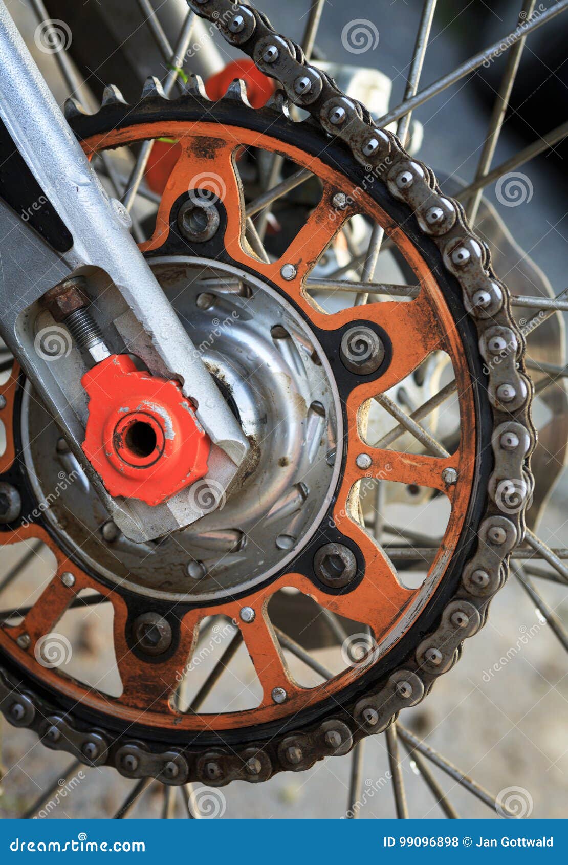 Motorcycle chain stock photo. Image of outdoors, chain - 99096898