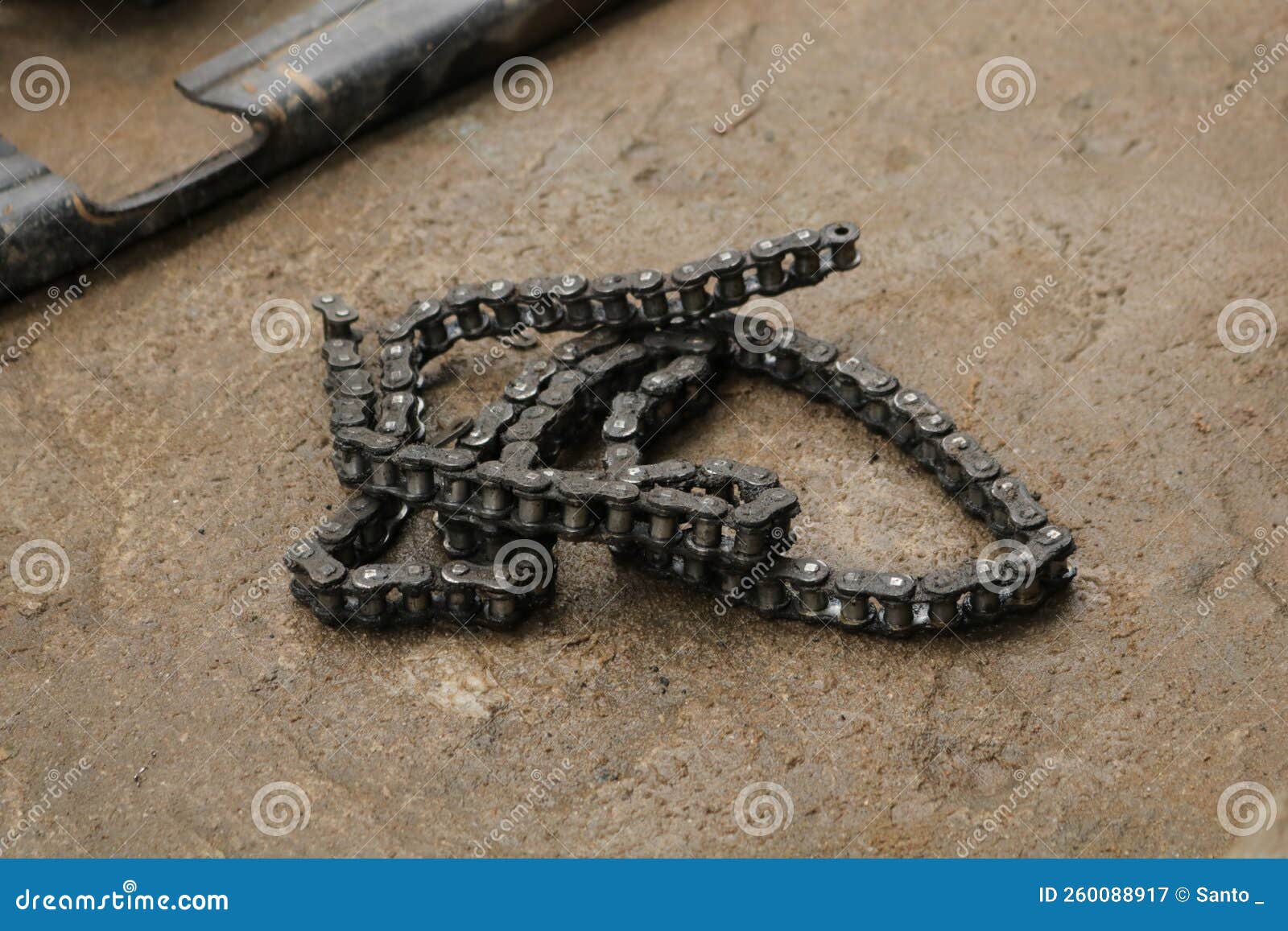 Motorcycle Chain Spare Parts Stock Image - Image of iron, drive: 260088917