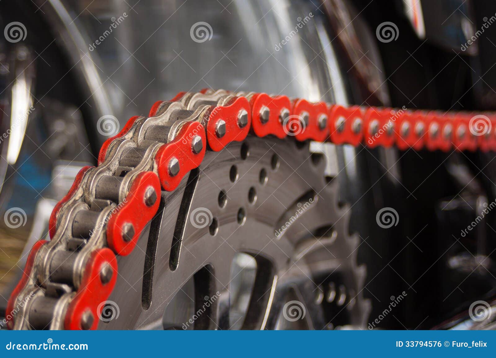 Motorcycle Chain Links Royalty-Free Stock Photography | CartoonDealer ...