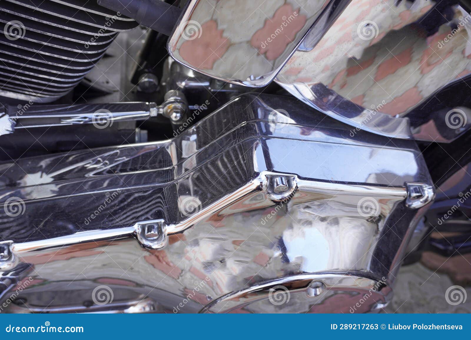 Motorcycle Close-up from Different Sides, Separate Parts of the ...