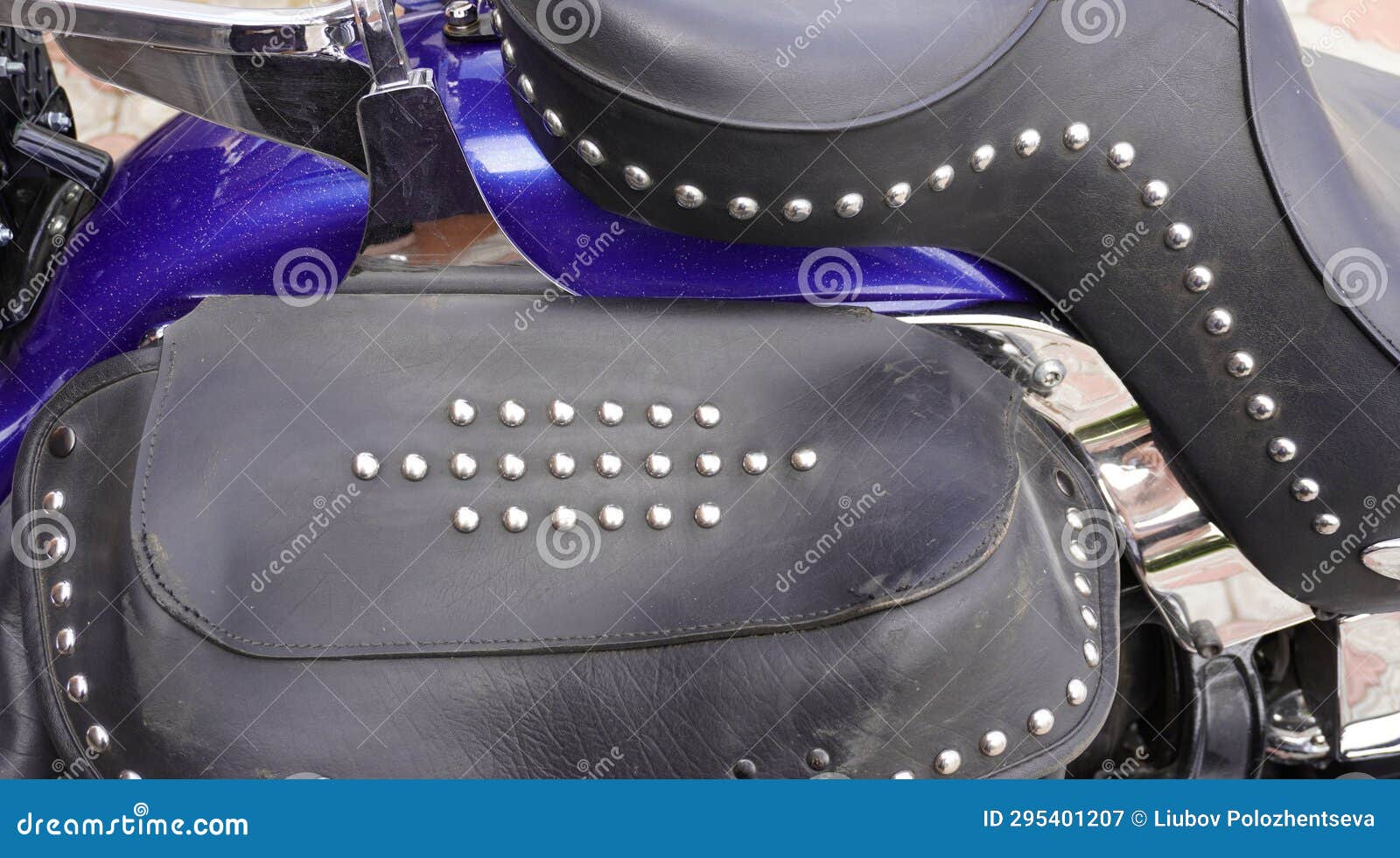 Motorcycle Close-up from Different Sides, Separate Parts of the ...
