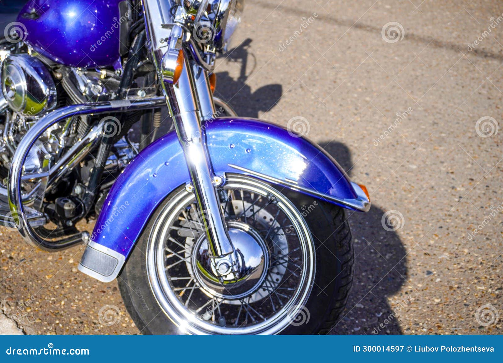 Motorcycle Close-up from Different Sides, Separate Parts of the ...