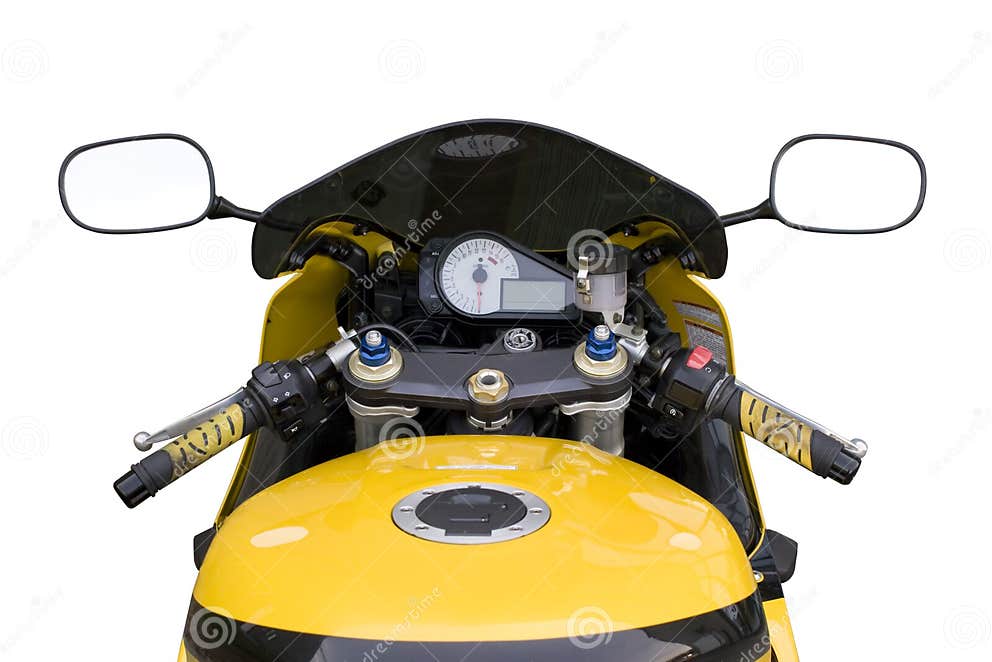 Motorcycle Cockpit stock image. Image of ride, brakes - 5676735