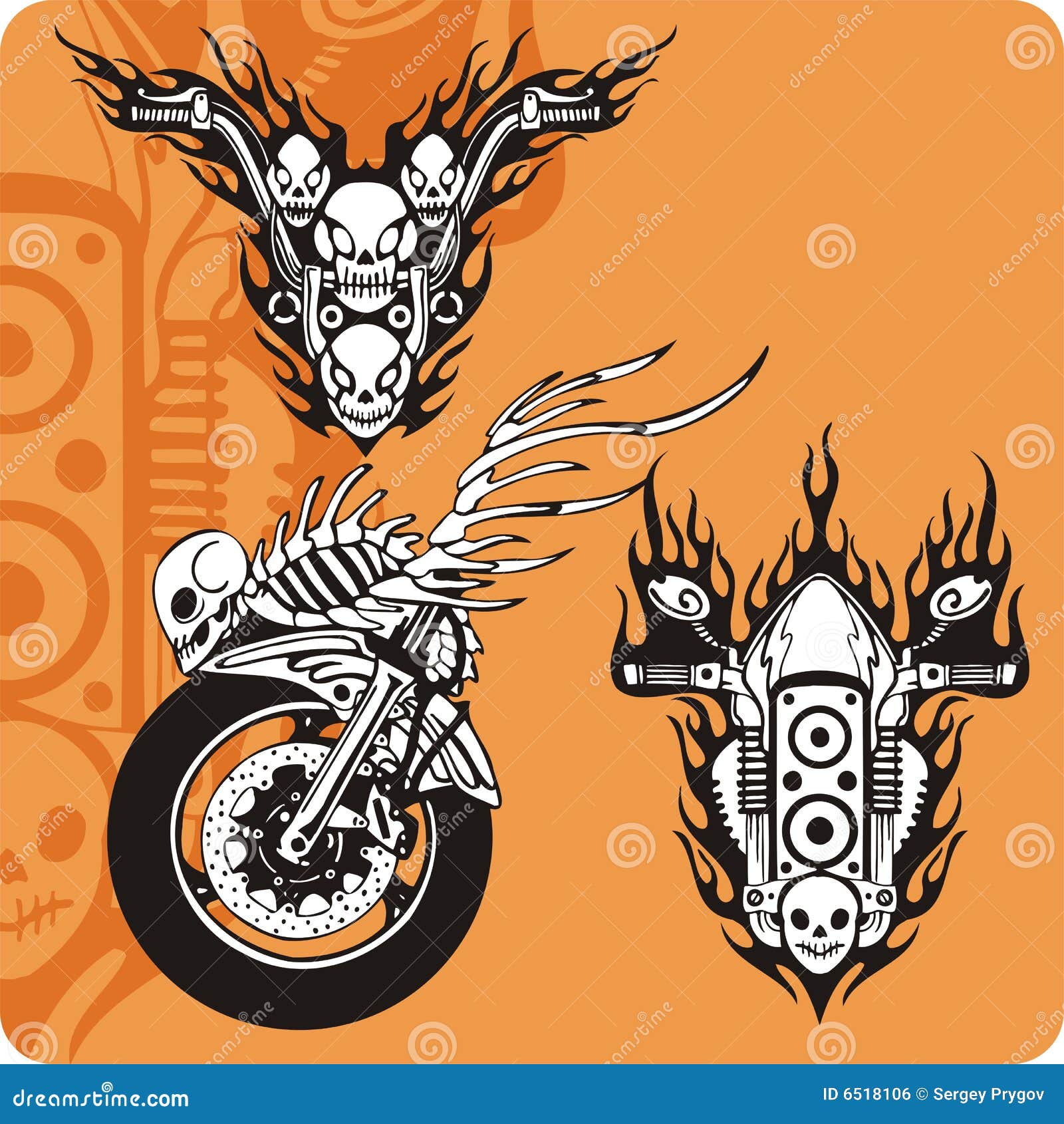 Motorcycle Mechanics With Tool Kit. Character Design - Vector ...