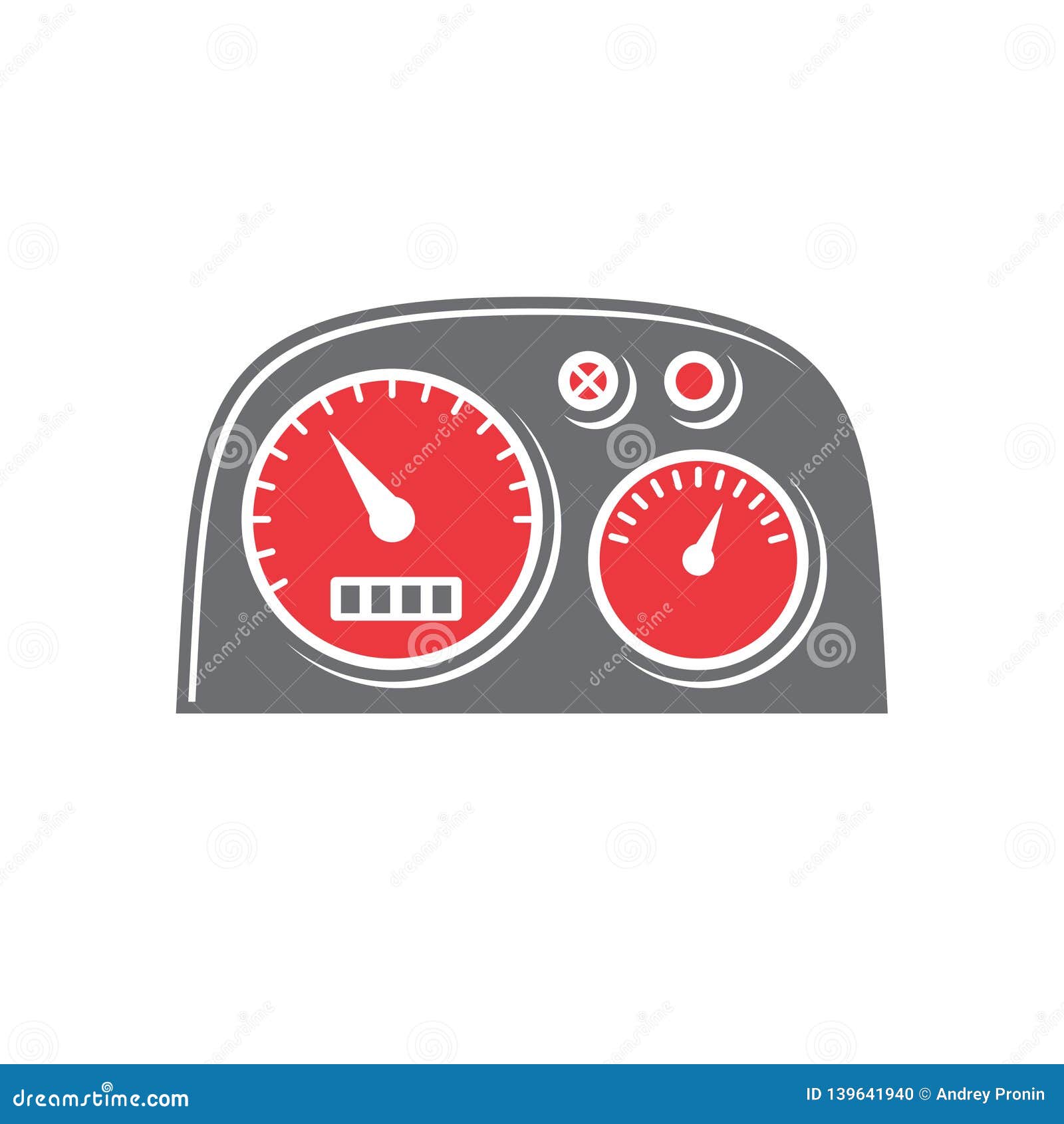 Motorcycle Dashboard Icon on White Background for Graphic and Web ...