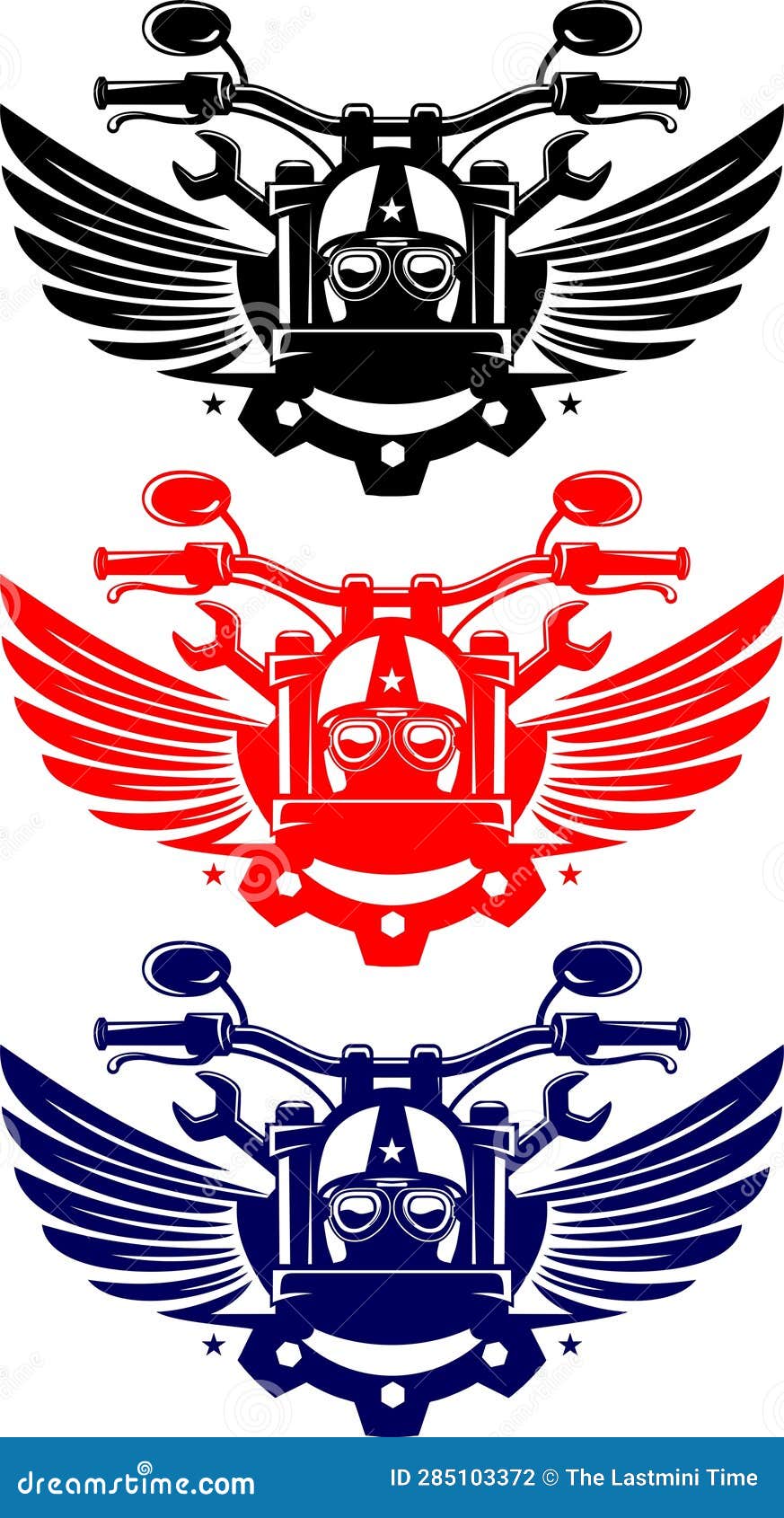 Motorcycle Emblems Design Vector Stock Vector - Illustration of chopper ...