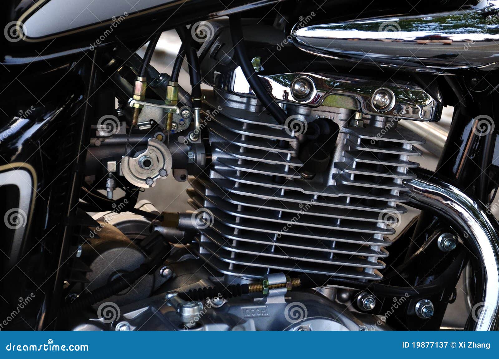 Motorcycle Engine stock image. Image of motor, power - 19877137