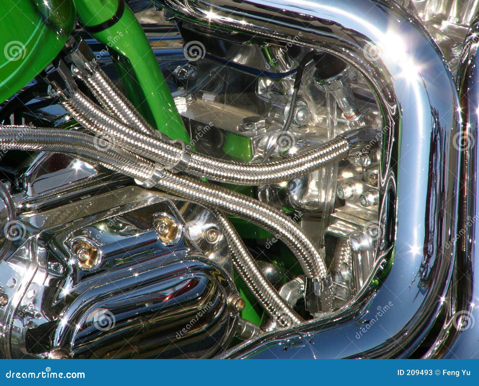 Motorcycle engine stock image. Image of auto, automotive - 209493