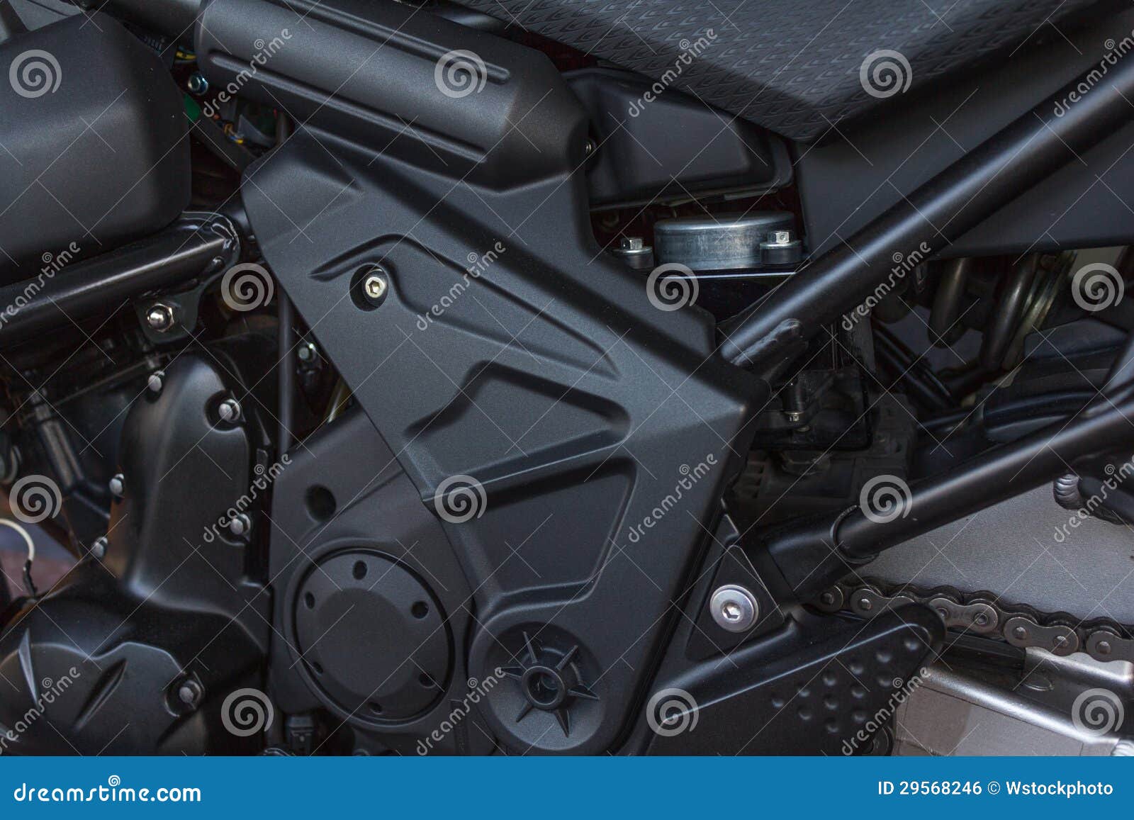 Motorcycle Engine stock photo. Image of horsepower, bike - 29568246