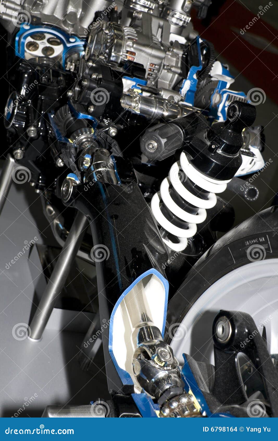 Motorcycle engine stock photo. Image of fuel, spark, cylinder - 6798164