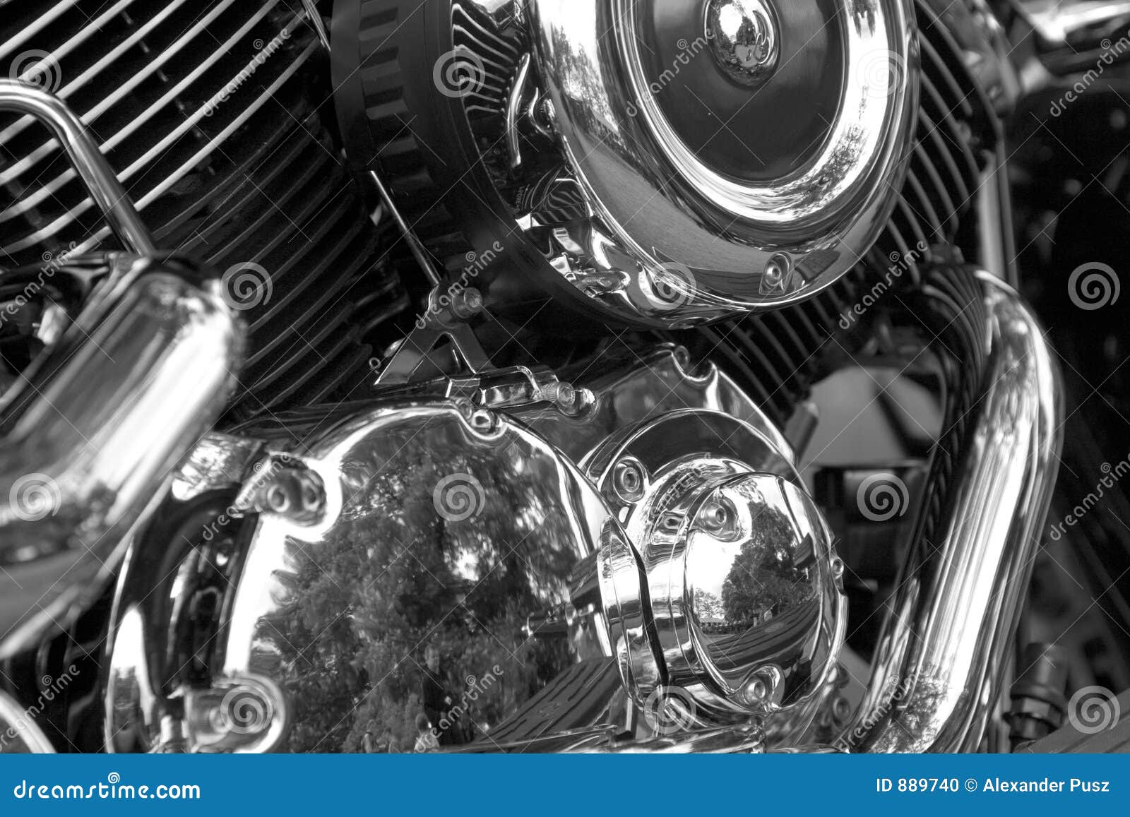 Motorcycle engine stock photo. Image of chrome, engine - 889740