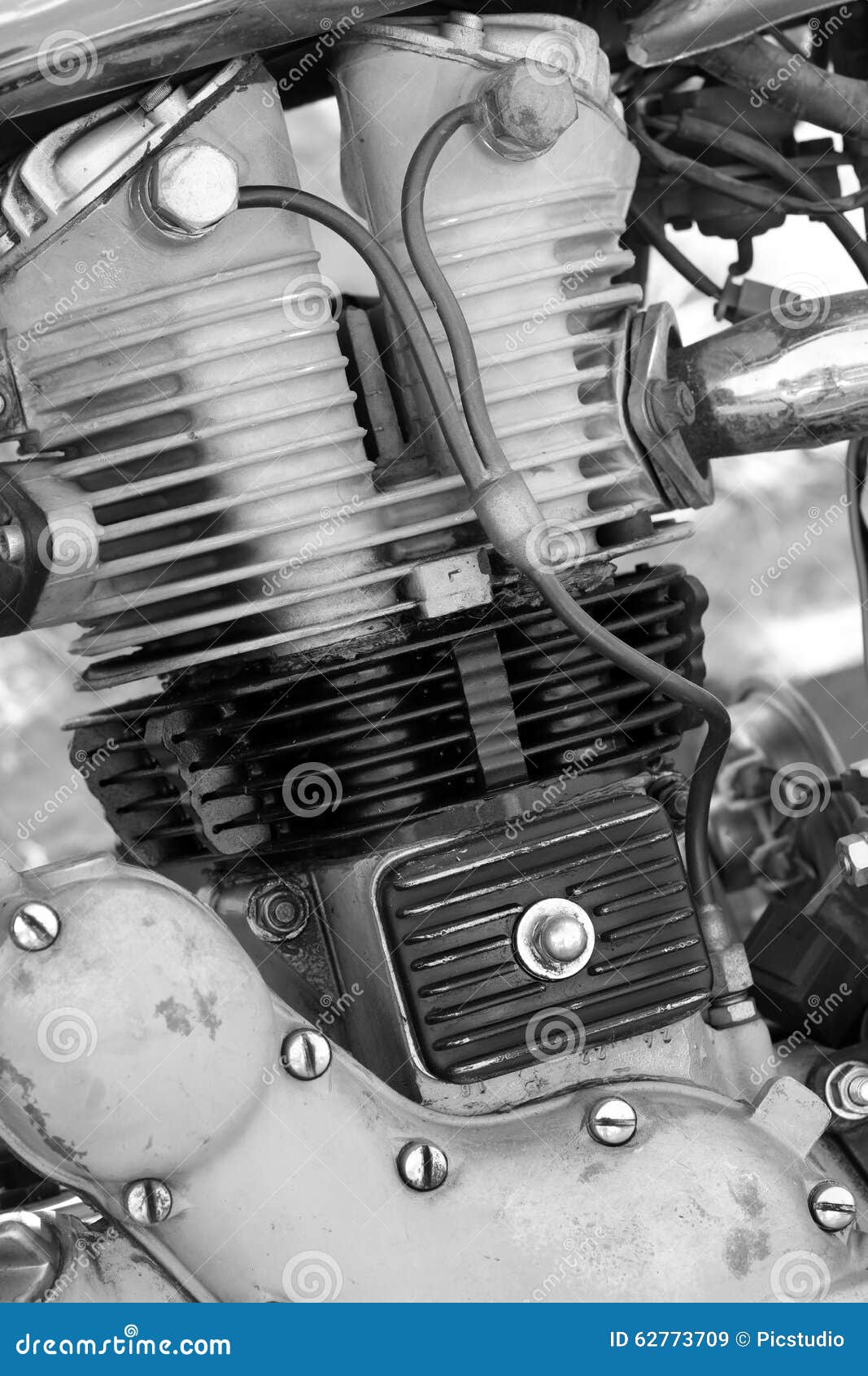 Motorcycle engine stock image. Image of engine, powerfull - 62773709