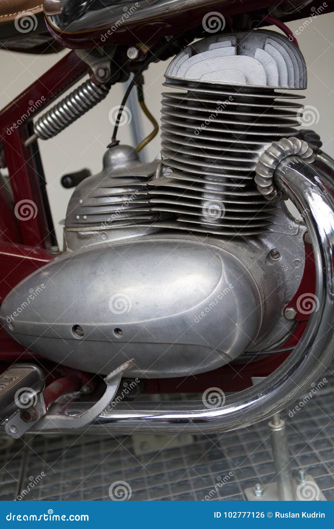 Motorcycle engine close-up stock photo. Image of machine - 102777126