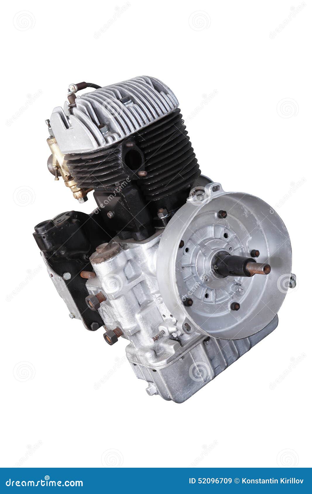 Motorcycle Engine stock image. Image of four, isolated - 52096709