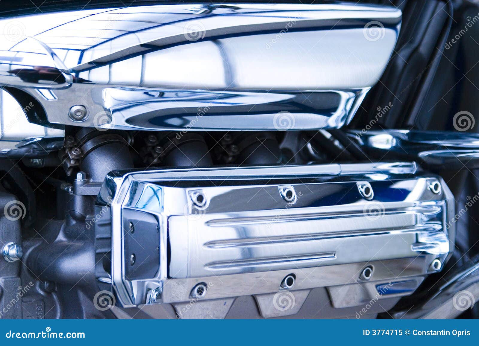 Motorcycle engine detail stock image. Image of bright - 3774715
