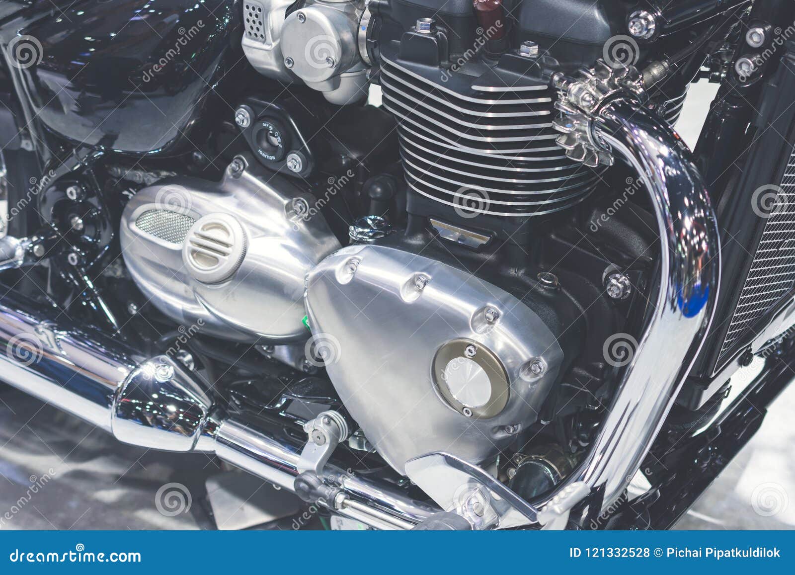 Motorcycle Engine,detail of Motorcycle Engine Stock Photo - Image of ...