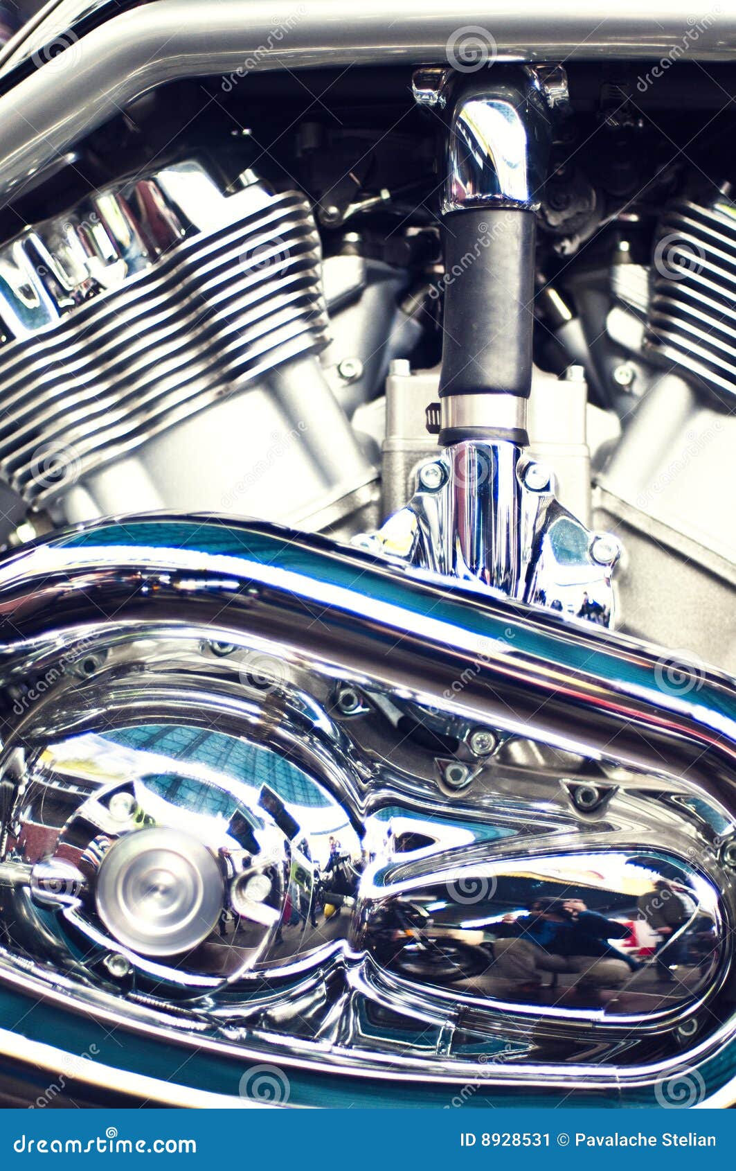 Old Motorcycle Engine And Engine Oil Stains. Motorcycle Engine Repair ...